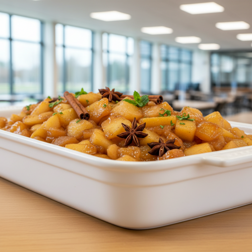 Compote pommes-poires | Recette Restauration Collective