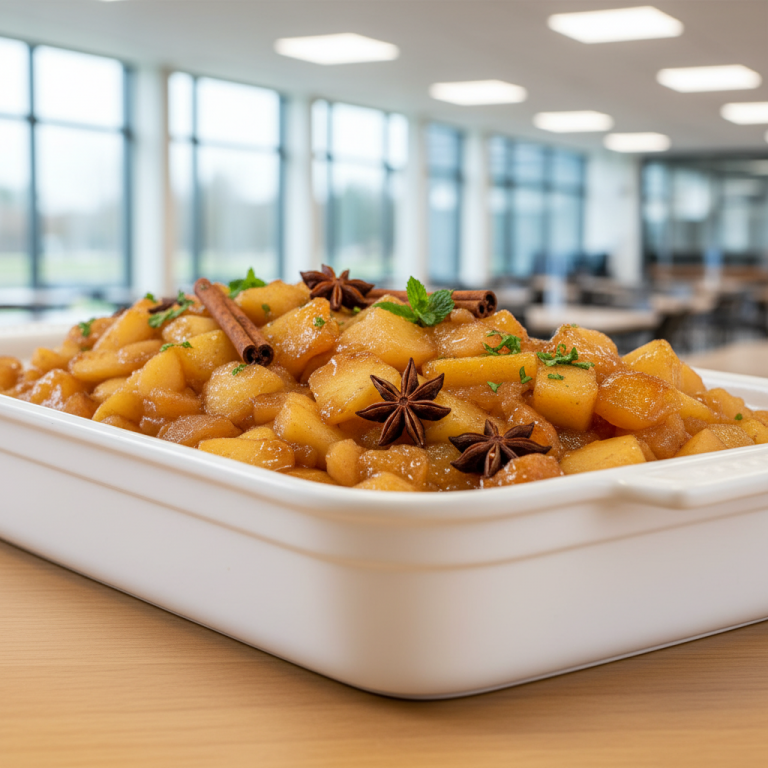 Compote pommes-poires | Recette Restauration Collective