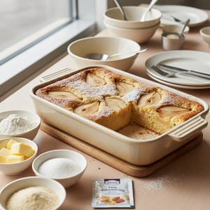 Gâteau aux poires | Recette Restauration Collective