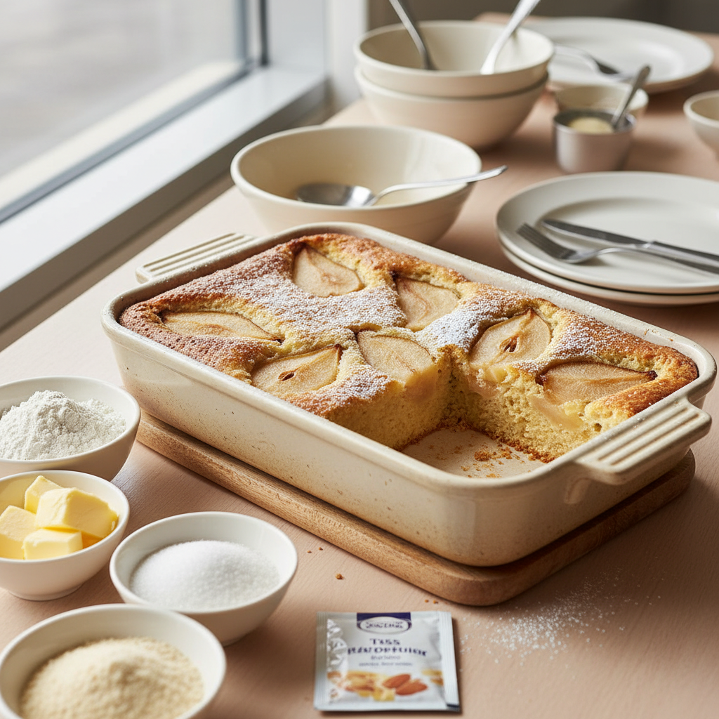 Gâteau aux poires | Recette Restauration Collective