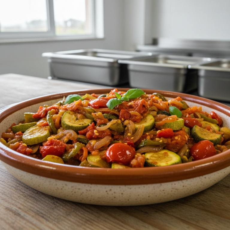 Pisto Manchego espagnol | Recette Restauration Collective