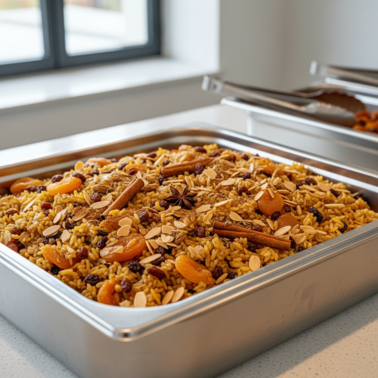 Riz complet à l'orientale | Recette Restauration Collective
