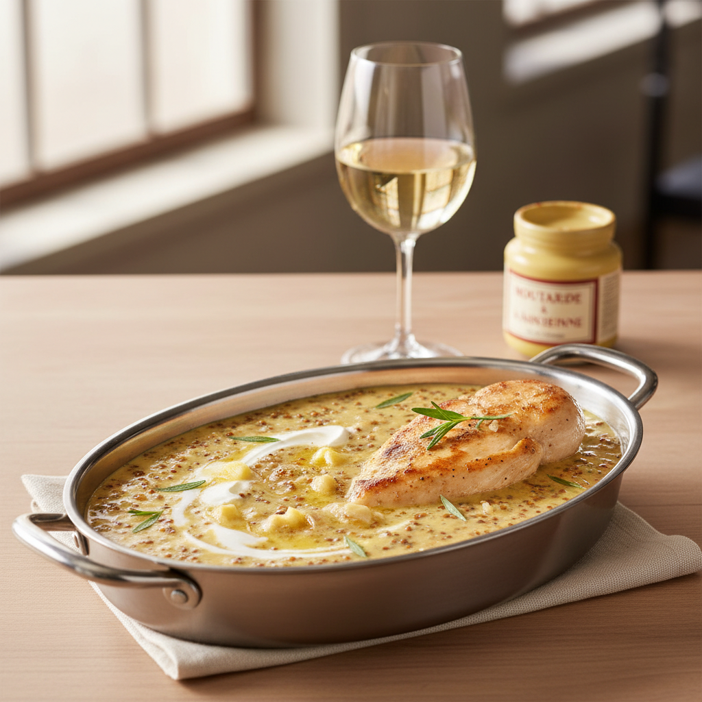 Sauce moutarde à l'ancienne | Recette Restauration Collective