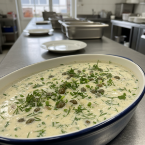 Sauce ravigote chaude | Recette Restauration Collective